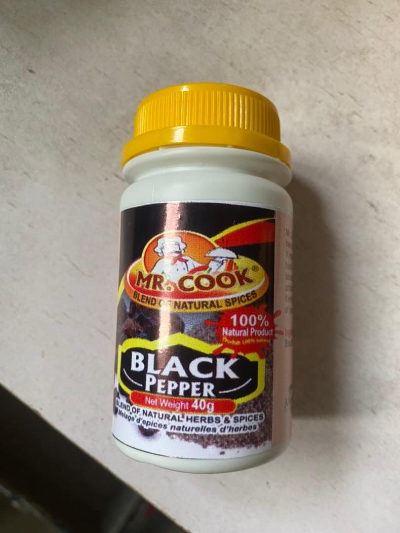 Black Pepper (Mr. Cook) - 40g | FoodLocker - Your Online Food Store