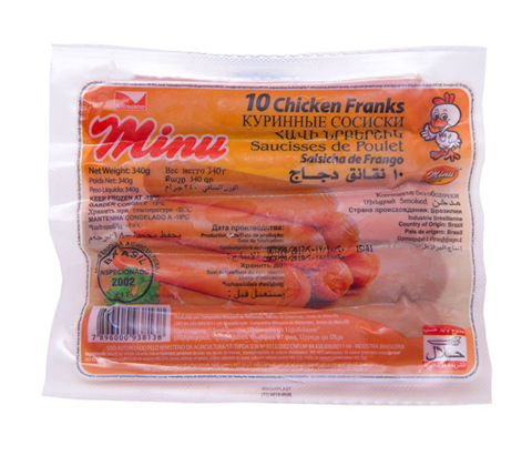 Minu Chicken Sausage (10 franks) | FoodLocker - Your Online Food Store